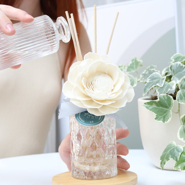 English Rose Large Diffuser Flower Set - Bloom and Bowery